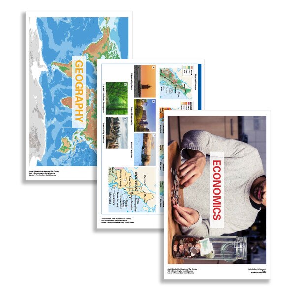 Social Studies Alive! Regions of Our Country Activity Cards | 105-1 | TCI